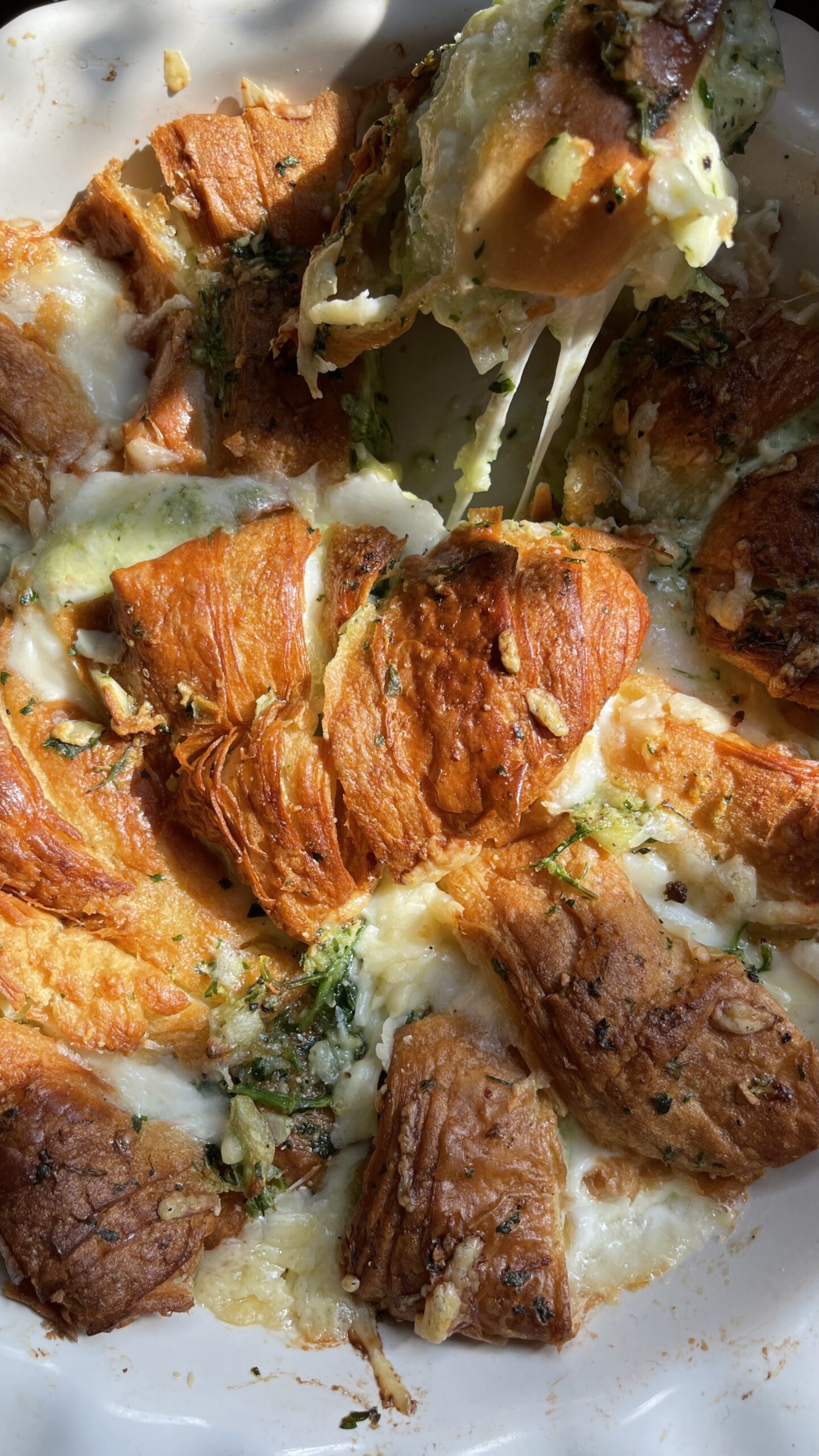 Three Cheese Garlic Croissant – Seema Pankhania