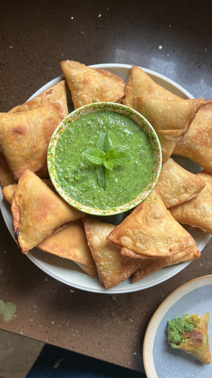 Vegetarain Gujarati Samosas – Seema Pankhania